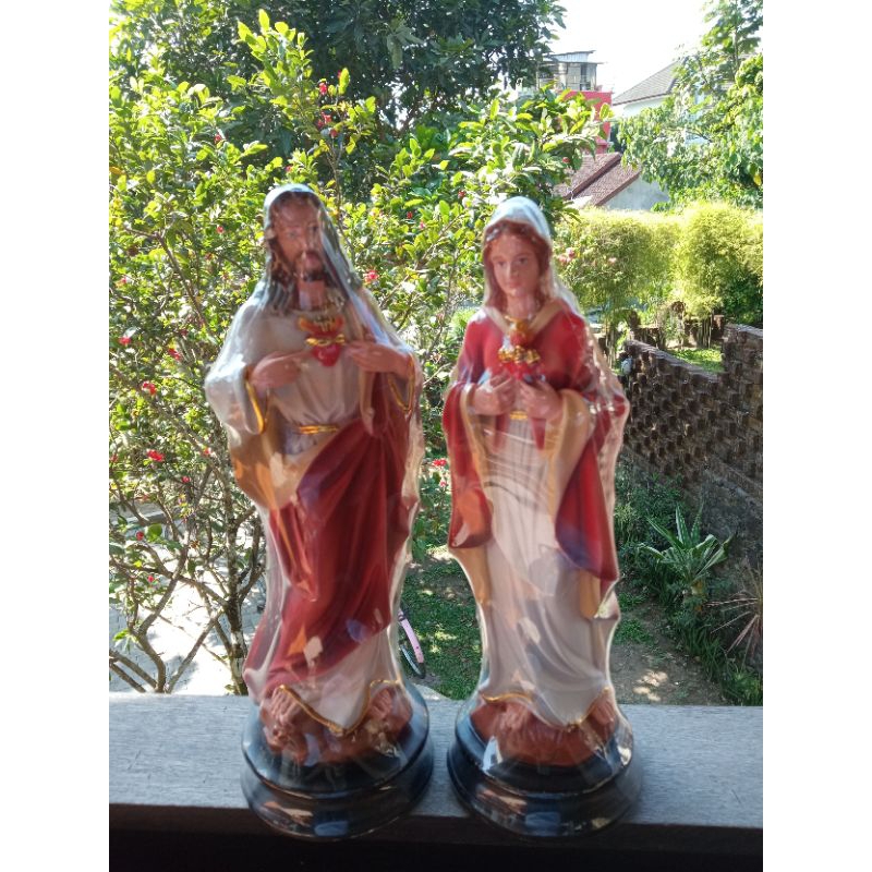 MERAH Statue of the Sacred Heart of Jesus and or Mary of the Sacred ...