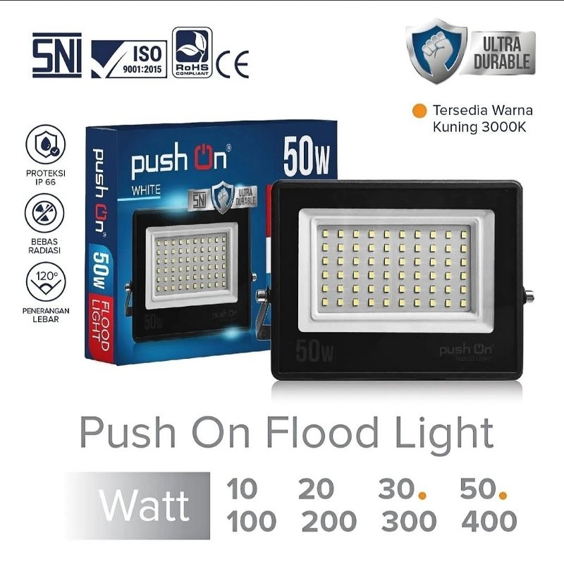 PUTIH Led Spotlight Lamp 10W 20W 30W 50W Floodlight IP66 Pancaran Floodlamp Shooting Stage White ...
