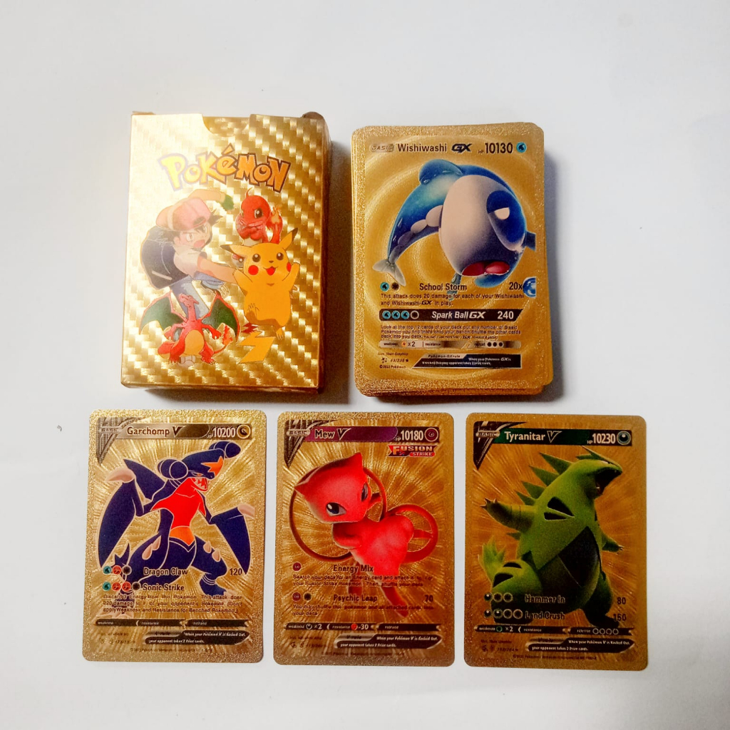 Pokemon Gold Series Trading Card/ Pokemon Gold Card | Shopee Philippines