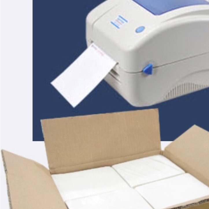 Barcode Label CF 100 x 150 A6 thermal sticker paper 500 pcs | Shopee ...