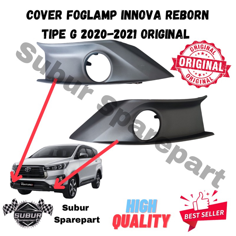 Cover Foglamp Innova Reborn Type G 2020-2021 Original | Shopee Philippines