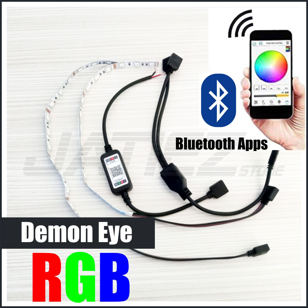 LED Demon RGB Biled Projie / Demon Devil Eyes RGB Android Iphone ...