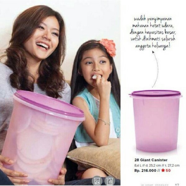 Giant Canister Tupperware Cracker Holder Original Large Container ...
