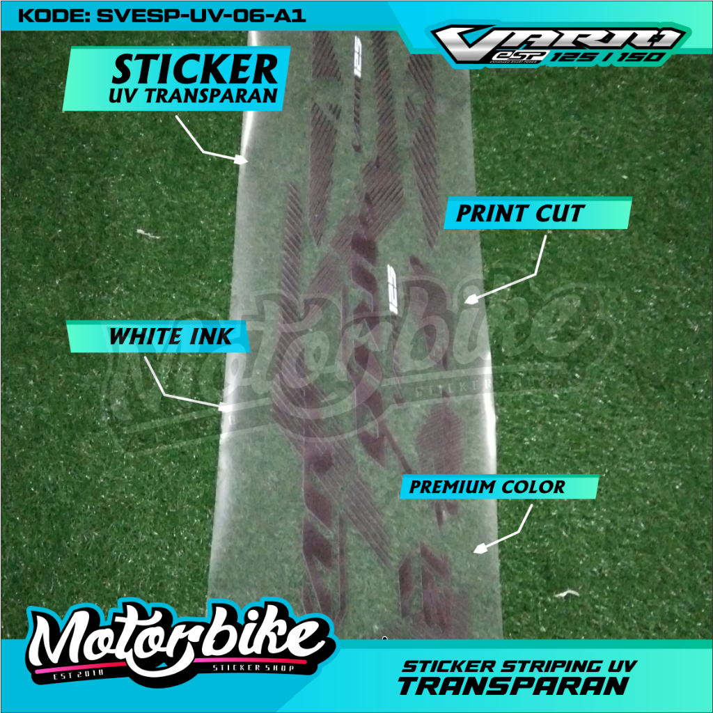 Striping VARIO ESP TH 2015-2018 Transparent - VARIO ESP UV Sticker ...