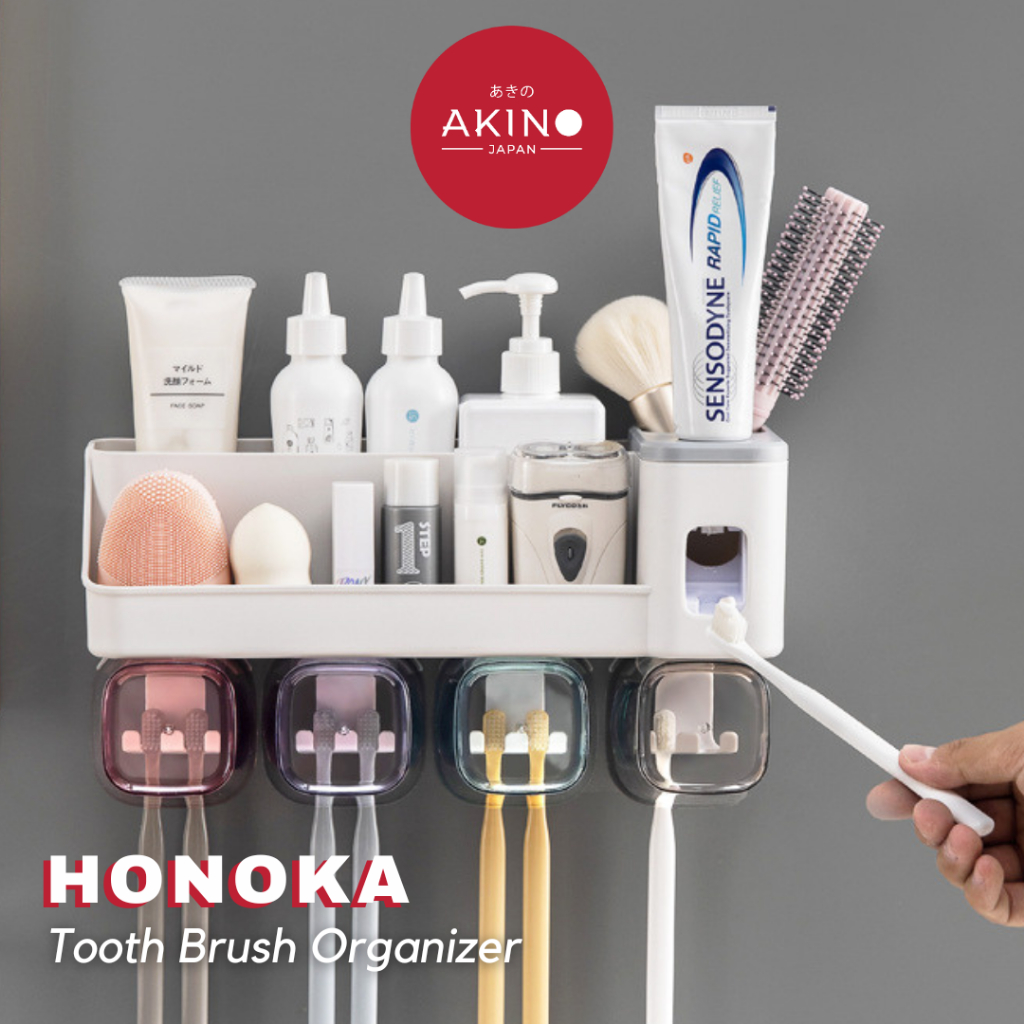 AKANO - HONOKA Toilet Toothbrush Box Simple Toothpaste Storage ...