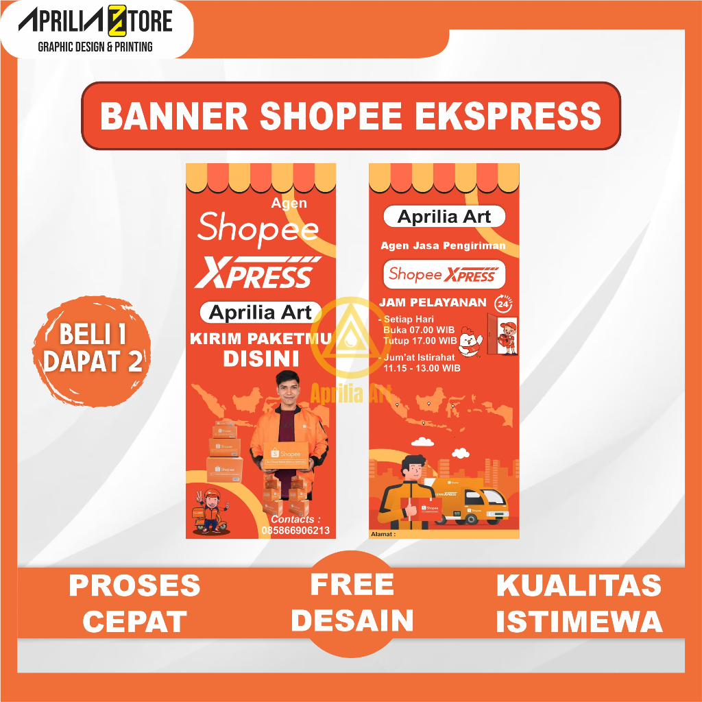 Shopee Express Agent BANNER FREE 1pcs | Shopee Philippines