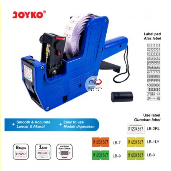 MESIN Price LABELLER MX-5500 1 Line - 1 Line PRICE LABEL Machine ...