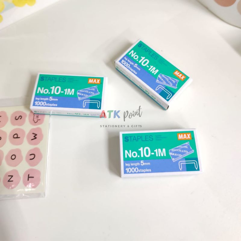 ATK-POINT | MAX Staples filled with 5mm stapler (No. 10-1M) | Shopee ...