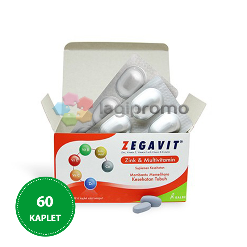 Kalbe Zegavit 60caplet Vitamin C Zinc Family Multivitamin Supplement ...
