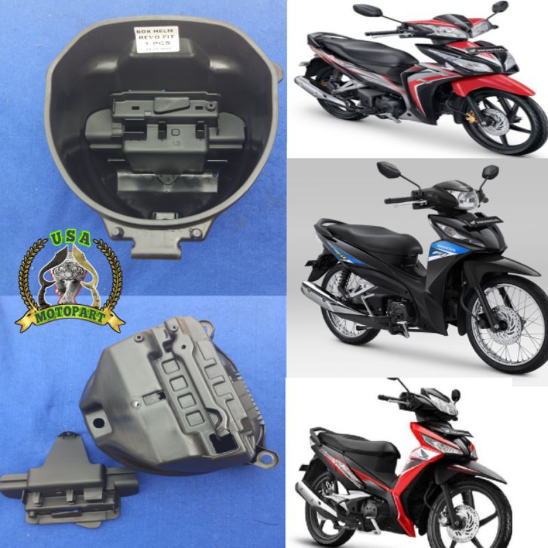 Luggage Helmet Box Honda Revo Fit Fi Supra X 125 Fi Blade New Revo ...