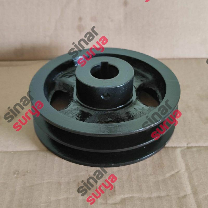 Cast iron Pulley 6 inch line B2 - as 20 22 24 25 28 30 32 35 38mm cast ...