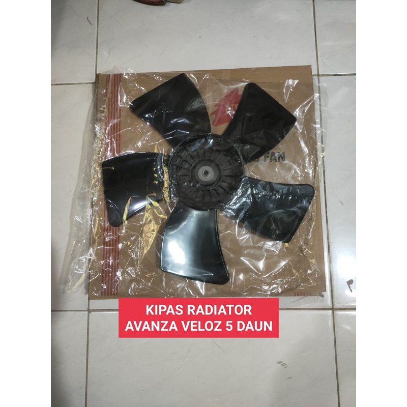 Radiator FAN BLADE AVANZA VELOZ, FUTURA, NEW CARRY (5Leaf) | Shopee ...