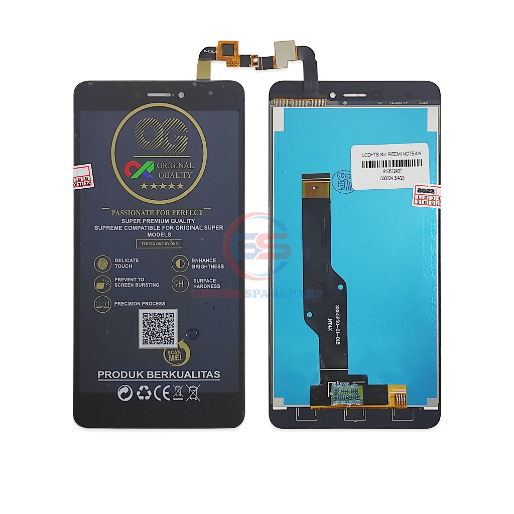 LCD XIAOMI REDMI NOTE 4X SNAPDRAGON OG ORIGINAL SUPER FULLSET ...