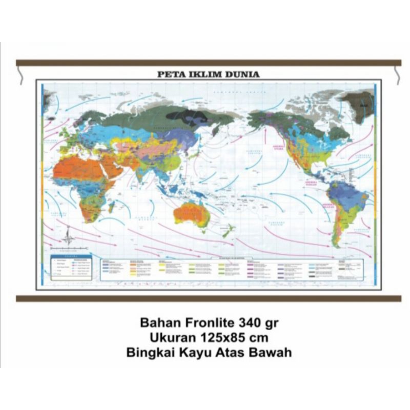 Medium World Climate Frame Map | Shopee Philippines