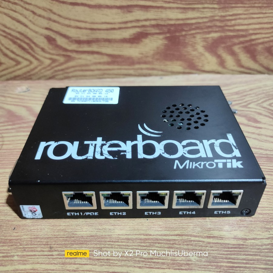 Routerboard Router Board Mikrotik Rb450 Rb 450 Non Rb450G Rb 450G ...