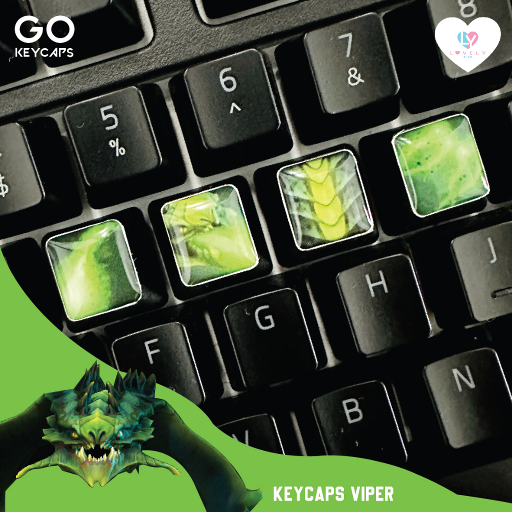 Keycaps PBT Dota 2 Vpr Ability | Go KEYCAPS | Shopee Philippines