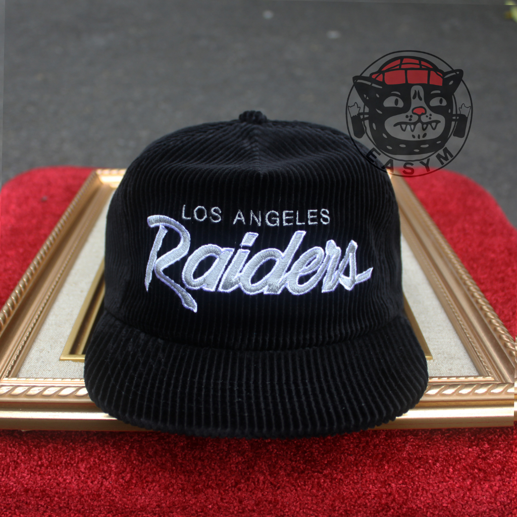 Los Angeles Raiders NFL Script Corduroy Hat | Shopee Philippines