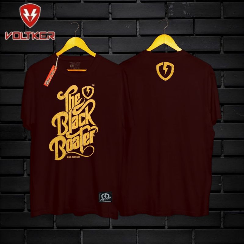 Voltker Distro T-Shirt - the black boater | Shopee Philippines