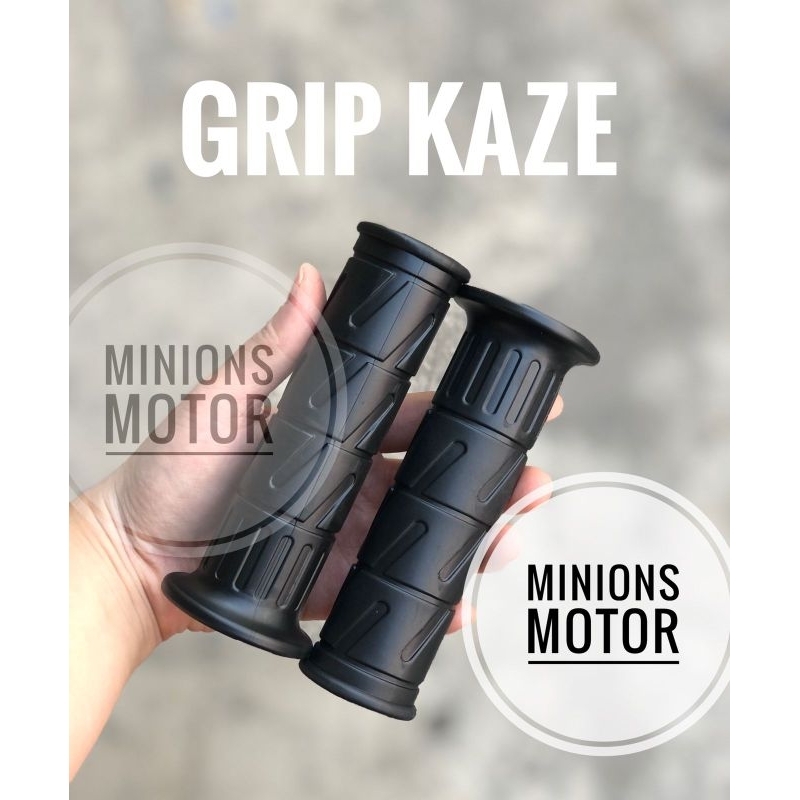 Handgrip model kwaski kaze universal motorcycle handfat grip | Shopee ...