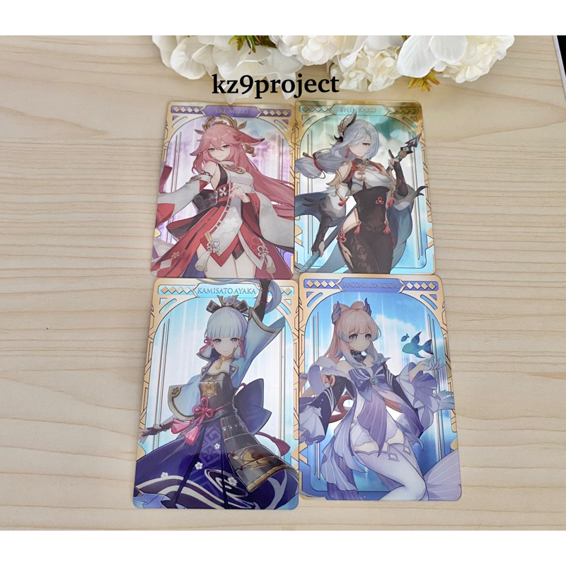 [NEW] Official genshin impact metal card volume 2 bandai yae miko ...
