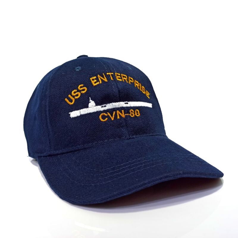 USS Enterprise CVN 80 Battleship Navy Seal Usa Embroidered Polo ...