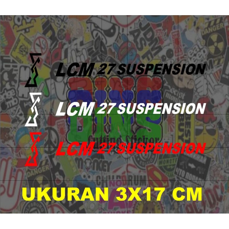 Cutting sticker LCM 27 SUSPENSION,sticker | Shopee Philippines
