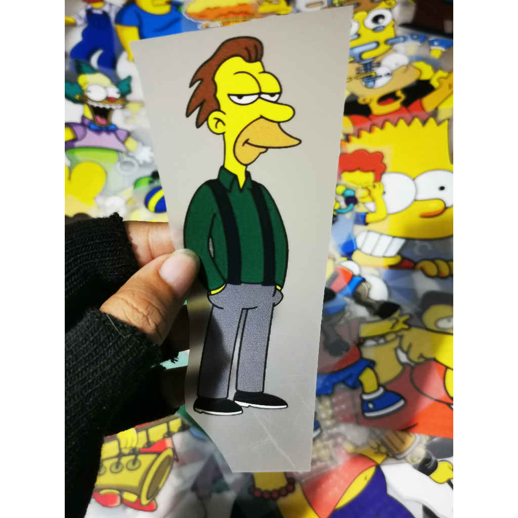 T-SHIRT IRON SCREEN PRINTING STICKERS DTF SIMPSONS SERIAL IMAGES LENY ...