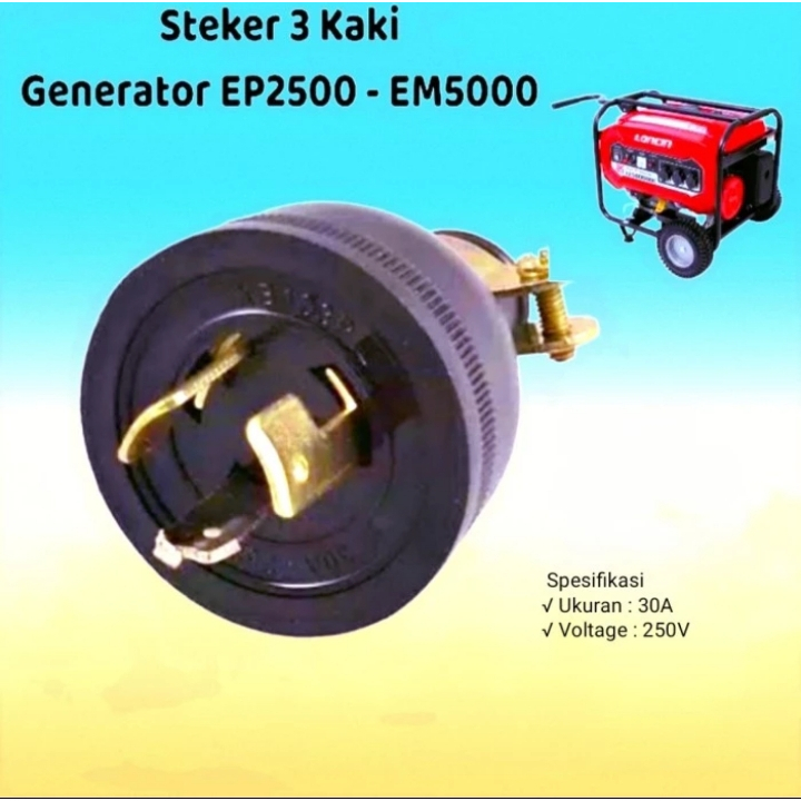 3 Leg Generator Plug 250 VAC 30A | Shopee Philippines