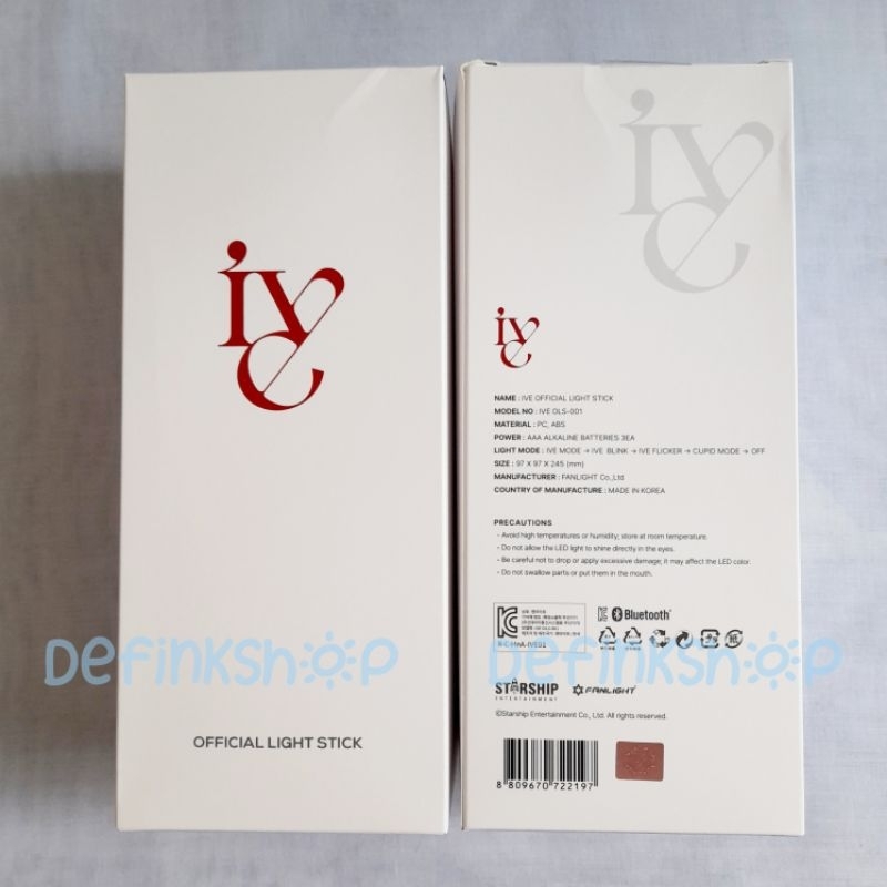 Official Lightstick IVE Sealed | Fanlight Fan Light Stick LS Bong Yujin ...
