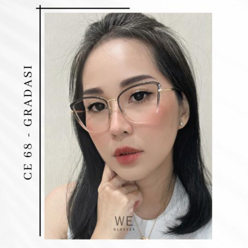Ce 68 WOMEN'S SUNGLASSES, CAT EYE FRAME, CAT EYES NOSEPAD | Shopee ...