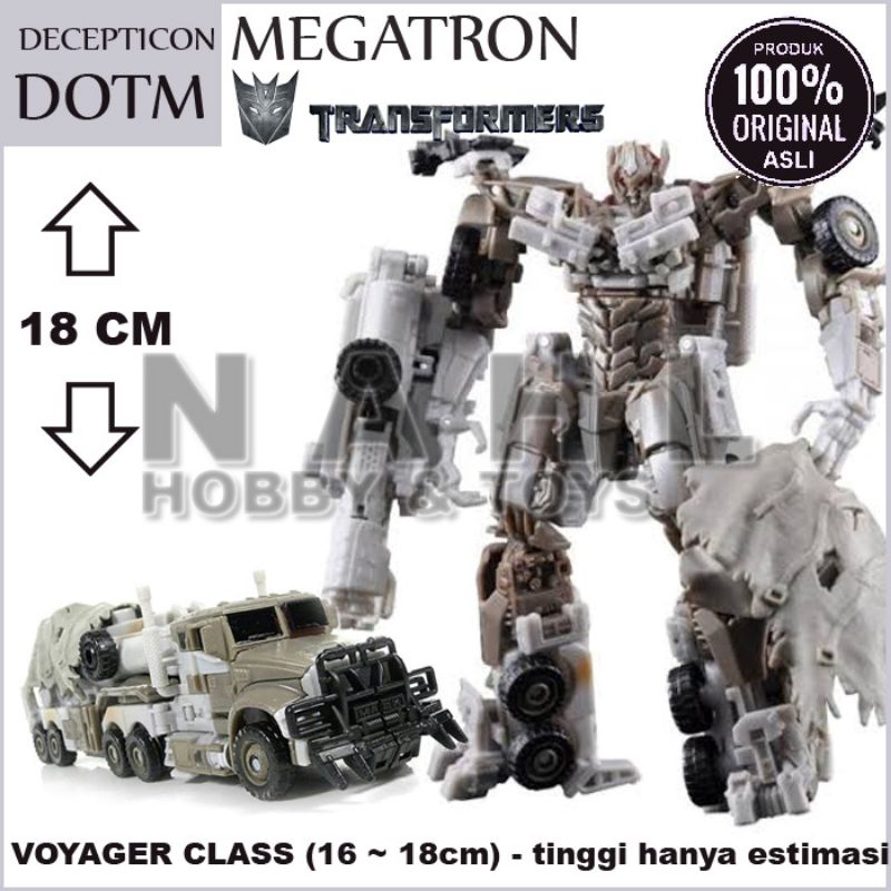 Transformers DOTM Decepticon Megatron Robot - Voyager Class Original ...