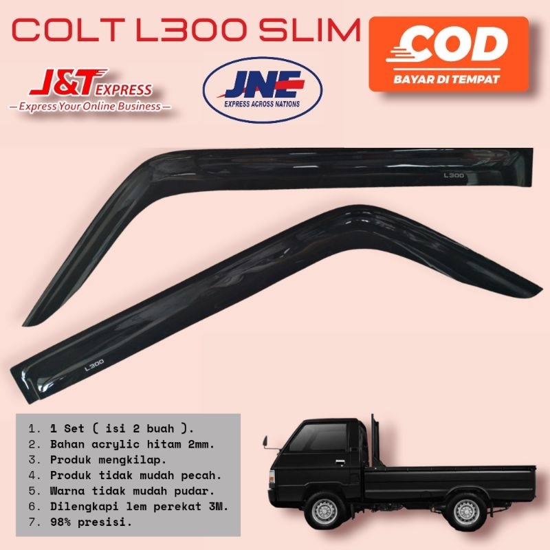 MITSUBISHI COLT L300 SLIM PICK UP & MINI BUS CAR WATER GUTTERS | Shopee ...
