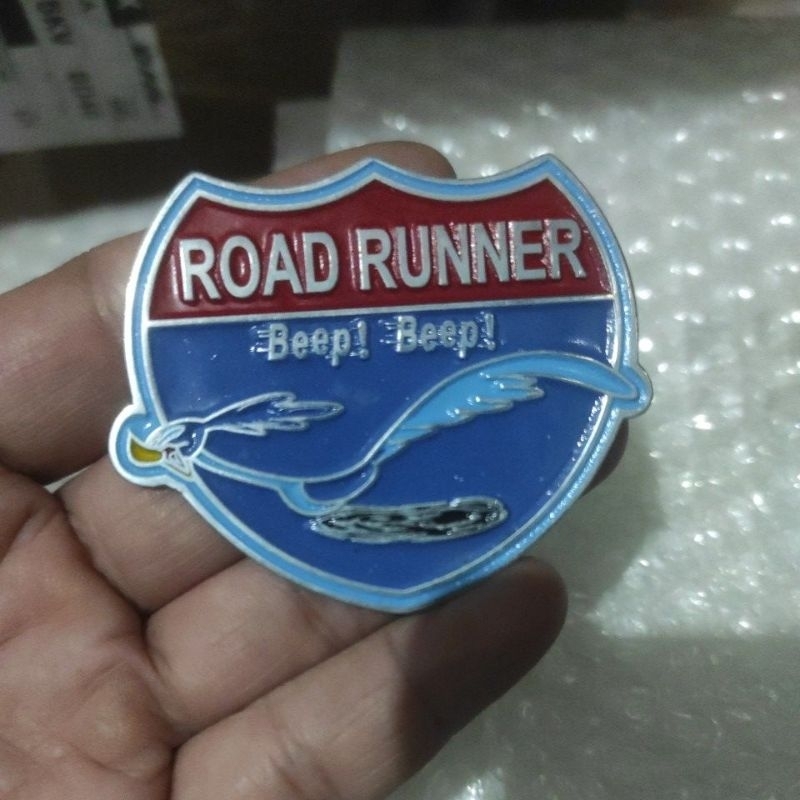 Vespa Lambretta Badge Metal Emblem Sticker Metal Road Runner Beep Beep ...