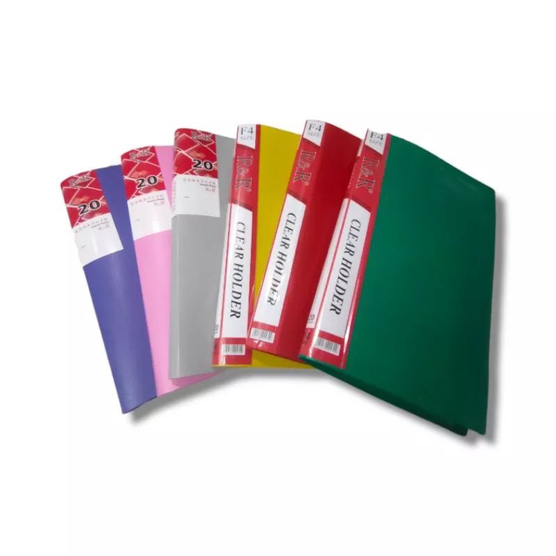 Map Document File/Map Clear Holder Display Book 20pocket Folio F4 R&R ...