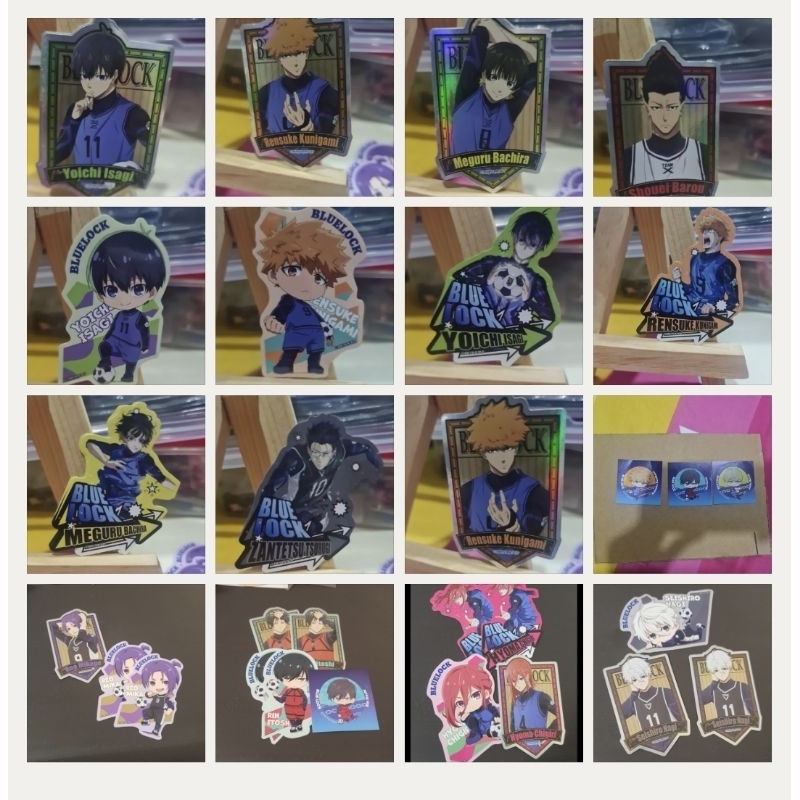Sticker Official Blue Lock Nagi Seishiro Mikage Reo Isagi Yoichi ...