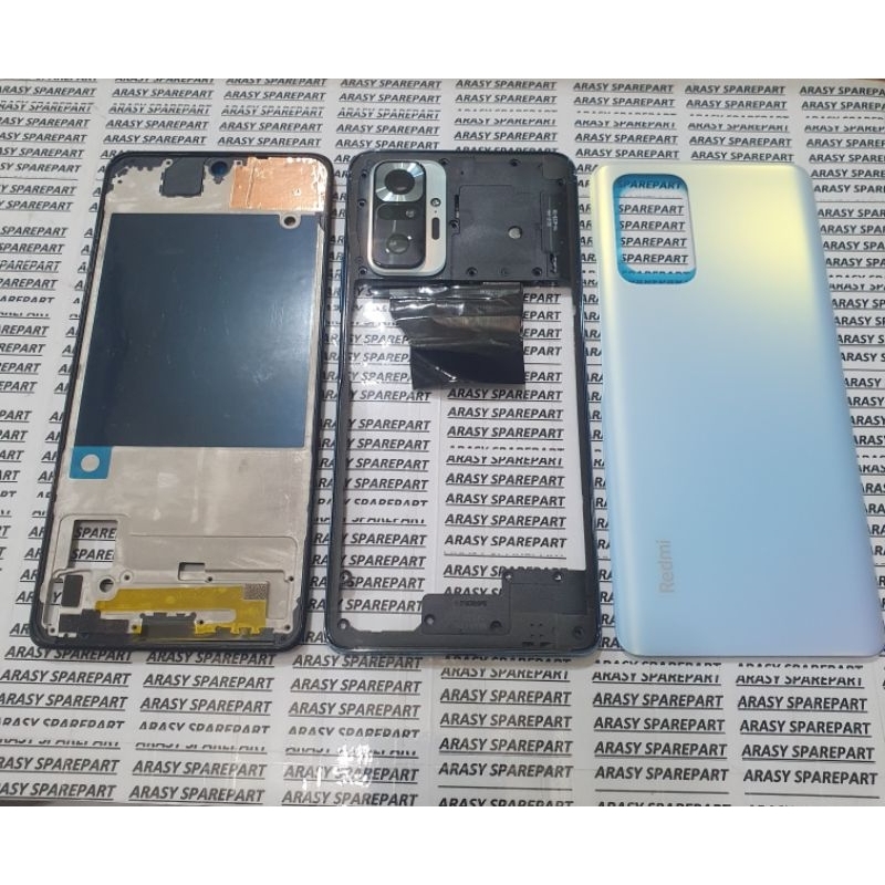 Xiaomi Redmi Note 10 Pro Fullset Backdoor Casing Housing Fullset ...