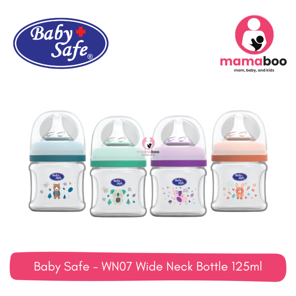 Baby Safe - WN07 Wide Neck Bottle 125ml | Shopee Philippines