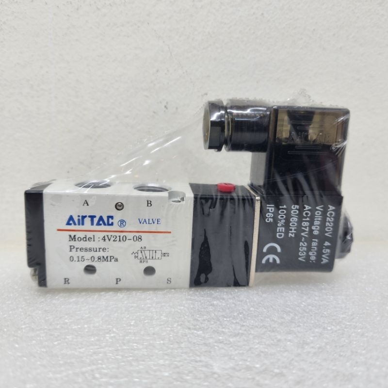 Bestseller!! Solenoid VALVE PNEUMATIC AIRTAC 4V210-08 (SINGLE COIL) | Shopee Philippines