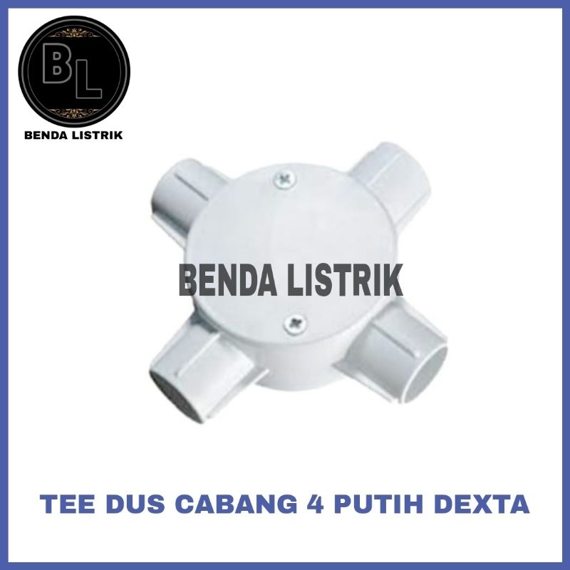 T Dus Tdus 4 Prongs 20mm White - Electrical Cable Pipe Connection ...