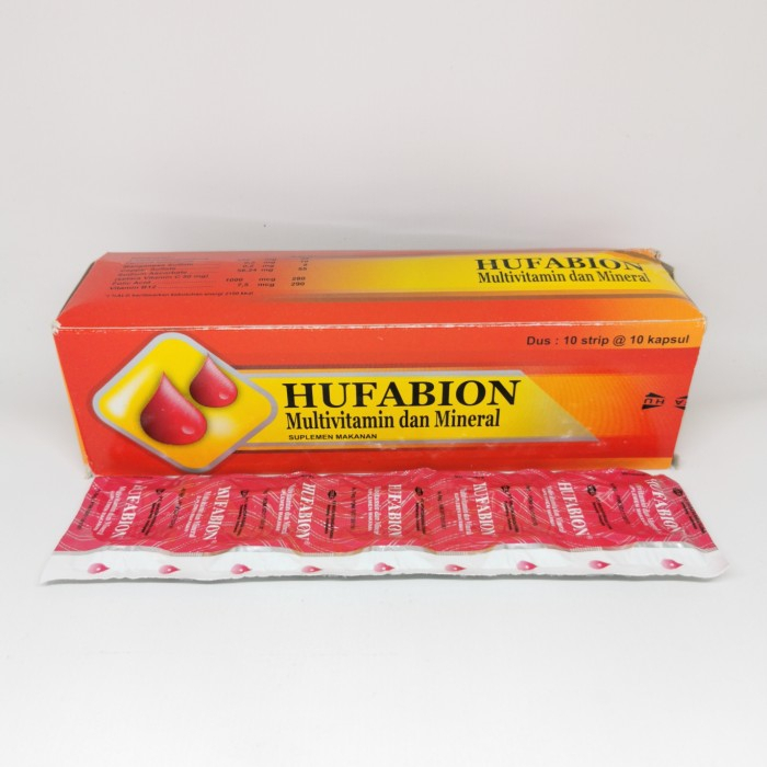Hufabion Box 100's Hufa Capsules/Multivitamins And Minerals/Iron ...