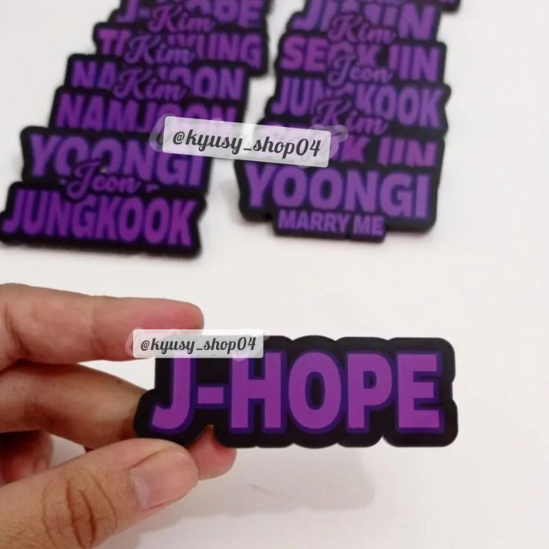 Acrylic BTS lightstick name tag | Shopee Philippines