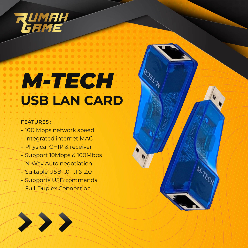 M-TECH USB LAN CARD V2.0 CONVERTER MTECH|M TECH | Shopee Philippines