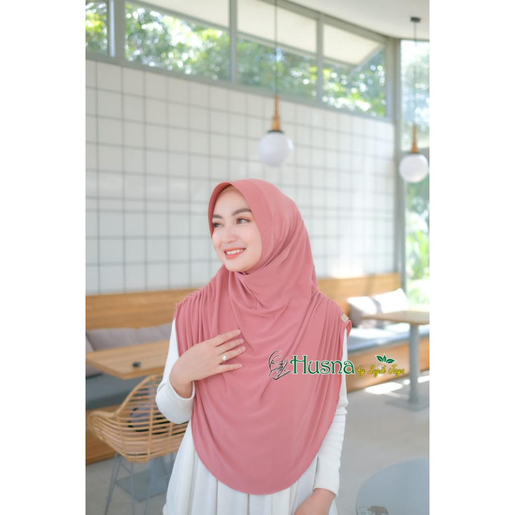 Humaira Premium Jersey Instant Hijab ori Husna Sugih Jaya | Shopee ...