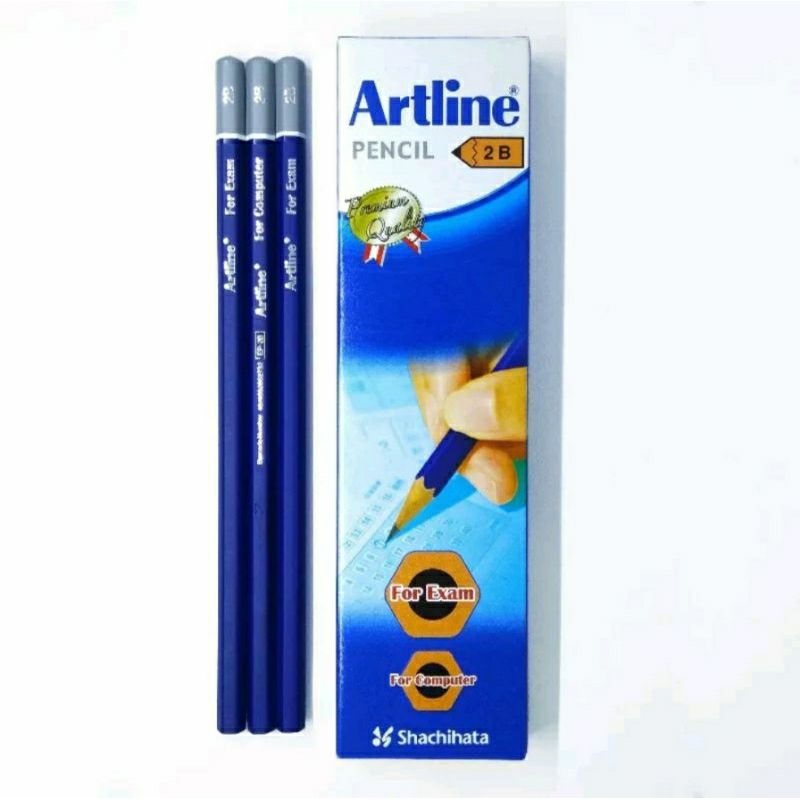 Artline Exam Pencil 2B EP-2B (ECER) | Shopee Philippines