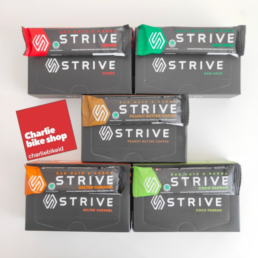 Strive Energy Bar Oats And Dates Assorted Flavors 40 Grams | Shopee ...