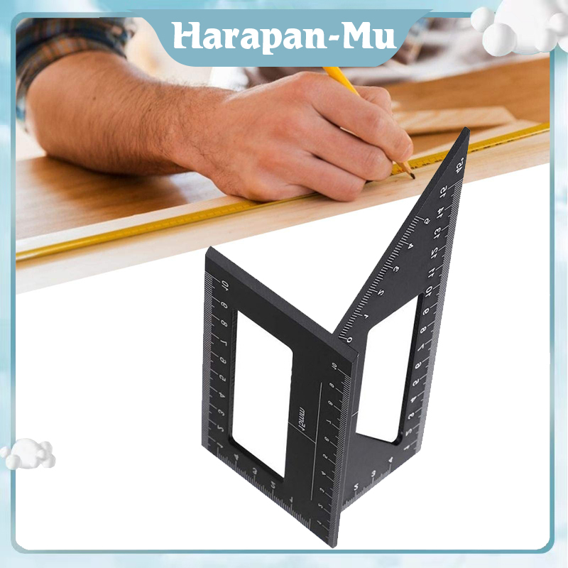 SIKU 3d Ruler Marking Ruler Aluminum Mark Line Angled Ruler Ruler Gauge ...