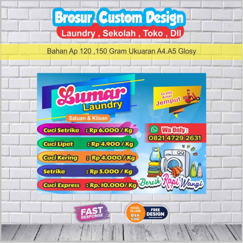 Print Brochure Flyer Flyer Leaflet Custom Free design | Shopee Philippines