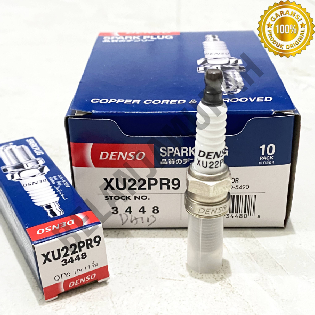 DENSO XU22PR9 Xenia Vvti / Rush / Terios Spark Plug 100% ORIGINAL ...
