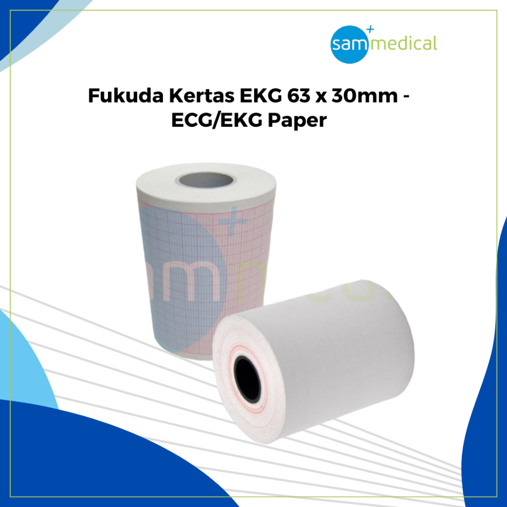 Fukuda ECG Paper 63x100 x 300mm - ECG/EKG Paper | Shopee Philippines