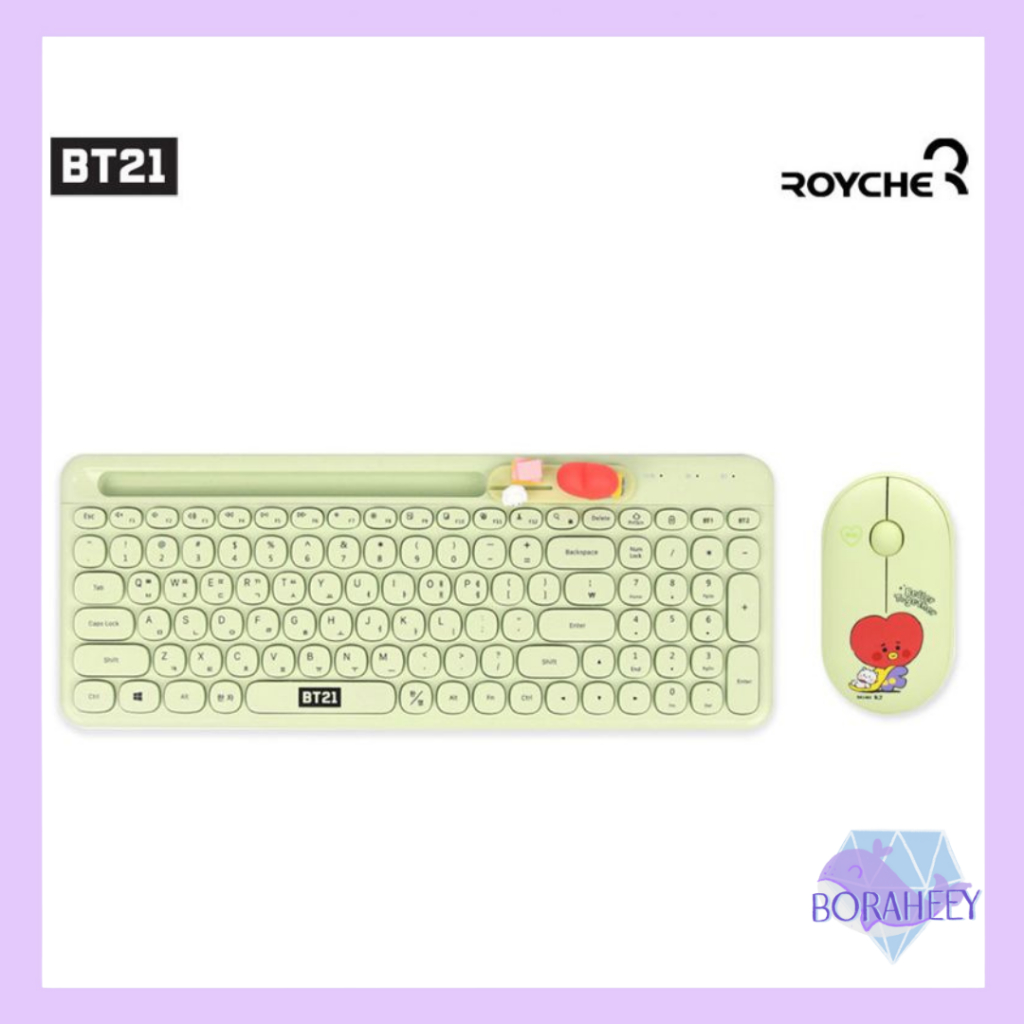 [PO] Official BT21 KEYBOARD MOUSE BUNDLE KOYA RJ SHOOKY MANG CHIMMY ...